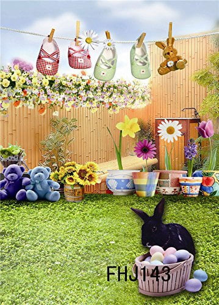 GreenDecor 5x7ft Easter Indoor Studio Photography Background Backdrop ...