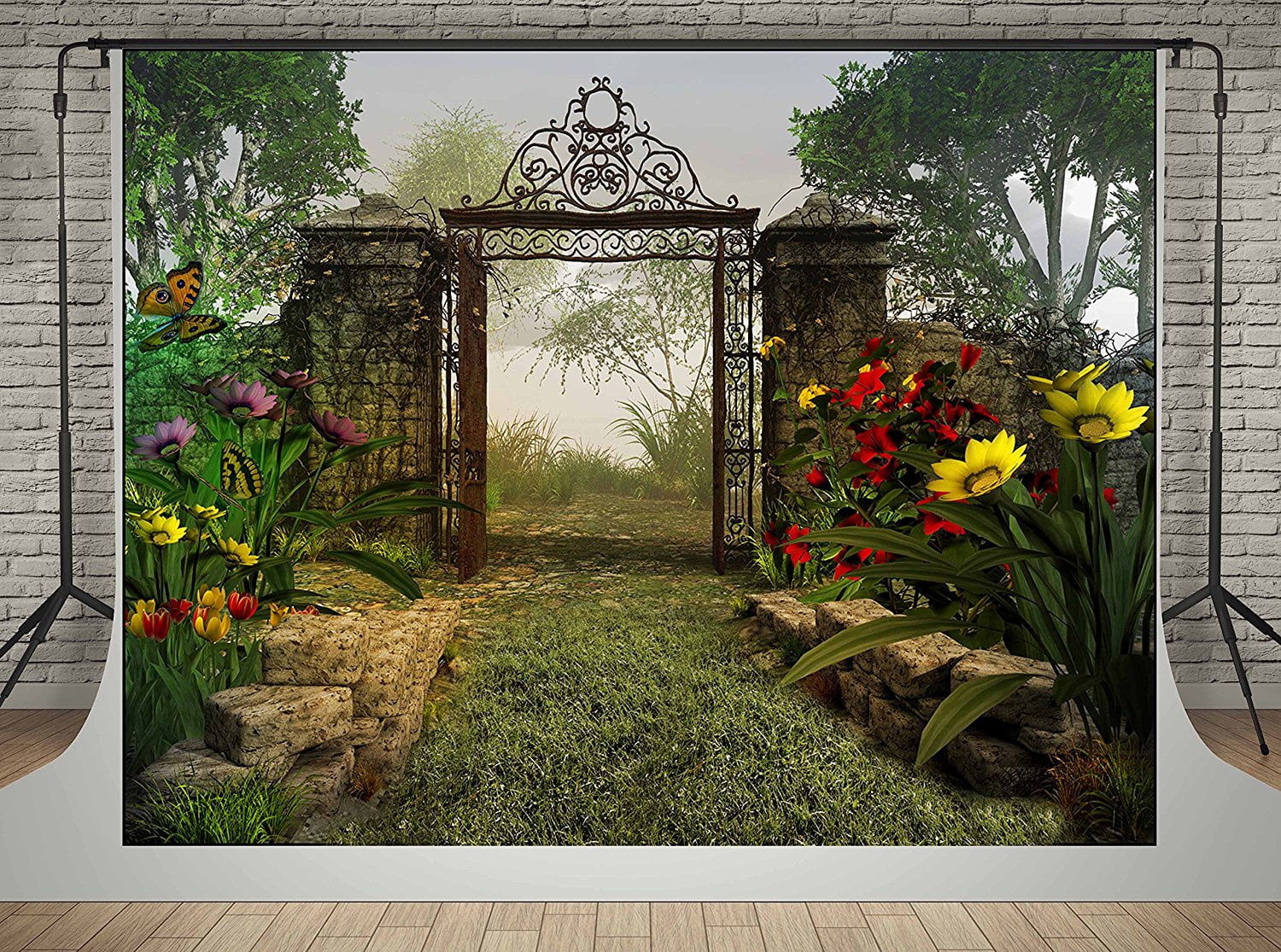 GreenDecor 5x7ft Family Garden Photography Backdrops Nature Beautiful ...