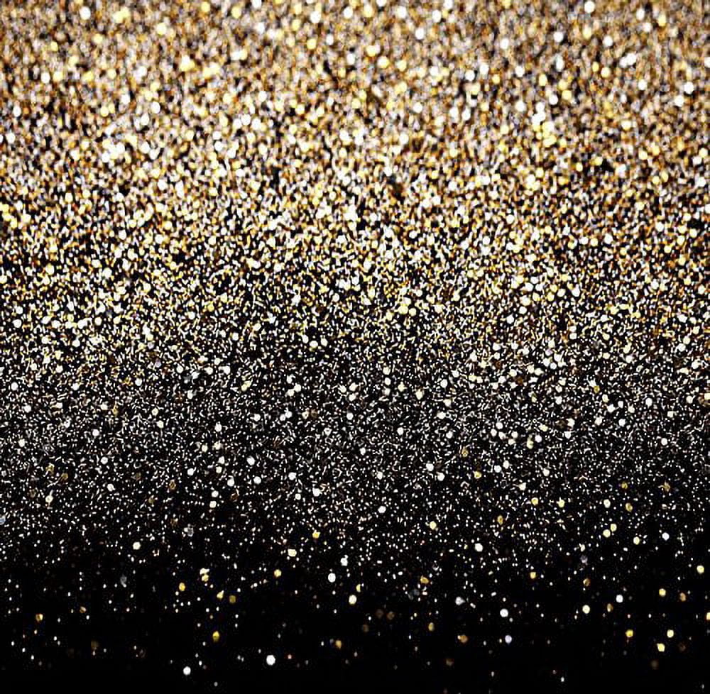 GreenDecor 5x7ft Glitter Black Gold Dots Photography Studio Backdrop ...