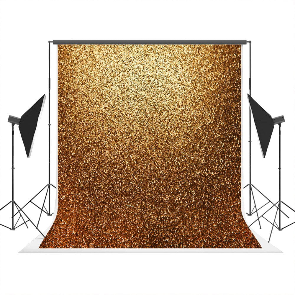 GreenDecor 5x7ft Golden Photography Backdrops Party Photo Booth Props ...