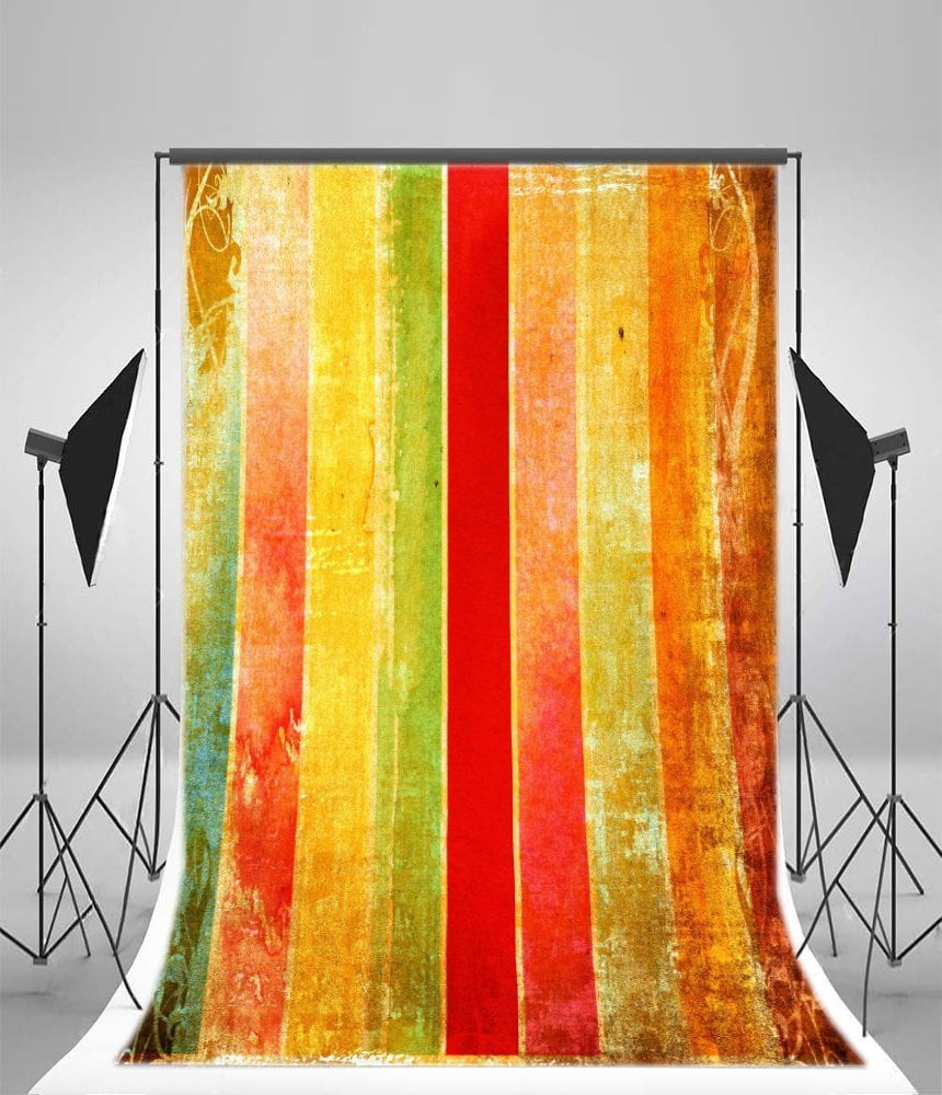 GreenDecor 5x7ft Graffiti Backdrop Colorful Stripes Wallpaper ...
