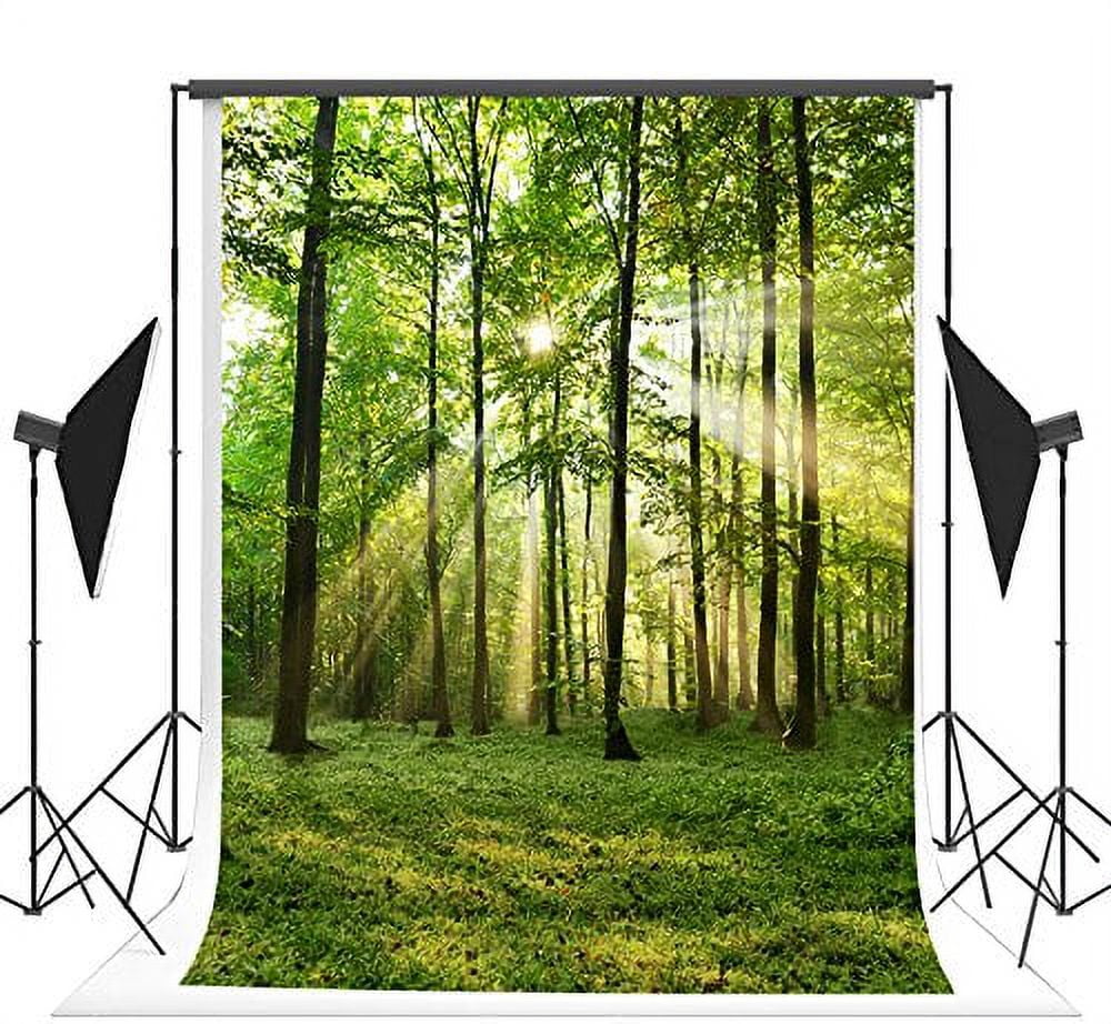 GreenDecor 5x7ft Green Spring Backdrops Photography Forest Grassland ...