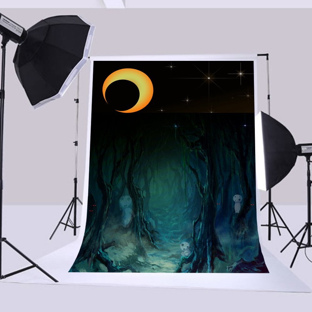 GreenDecor 5x7ft Halloween photography backdrops tree elf Photography ...