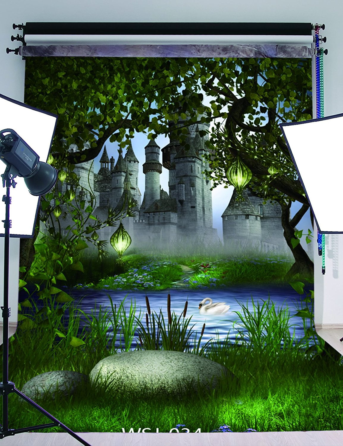 GreenDecor 5x7ft Hallowmas Fantasy Castle Photo Backdrops Studio ...