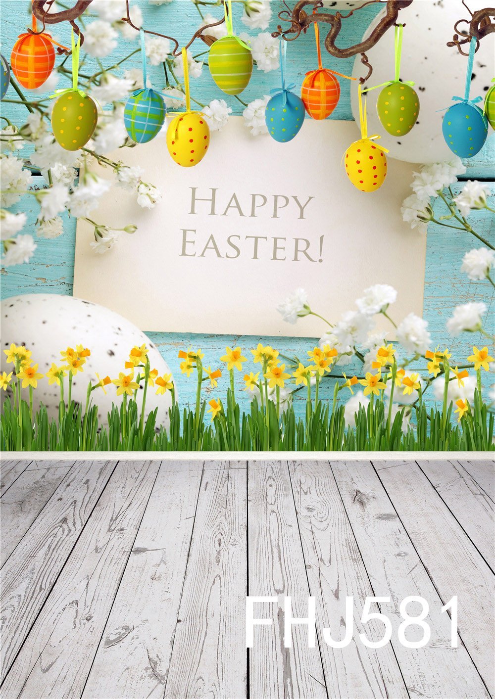 GreenDecor 5x7ft Happy Easter Photography Backdrop for Children and ...