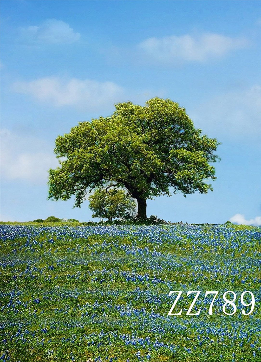 GreenDecor 5x7ft Hillside With Grass And Tree Backdrops photography ...