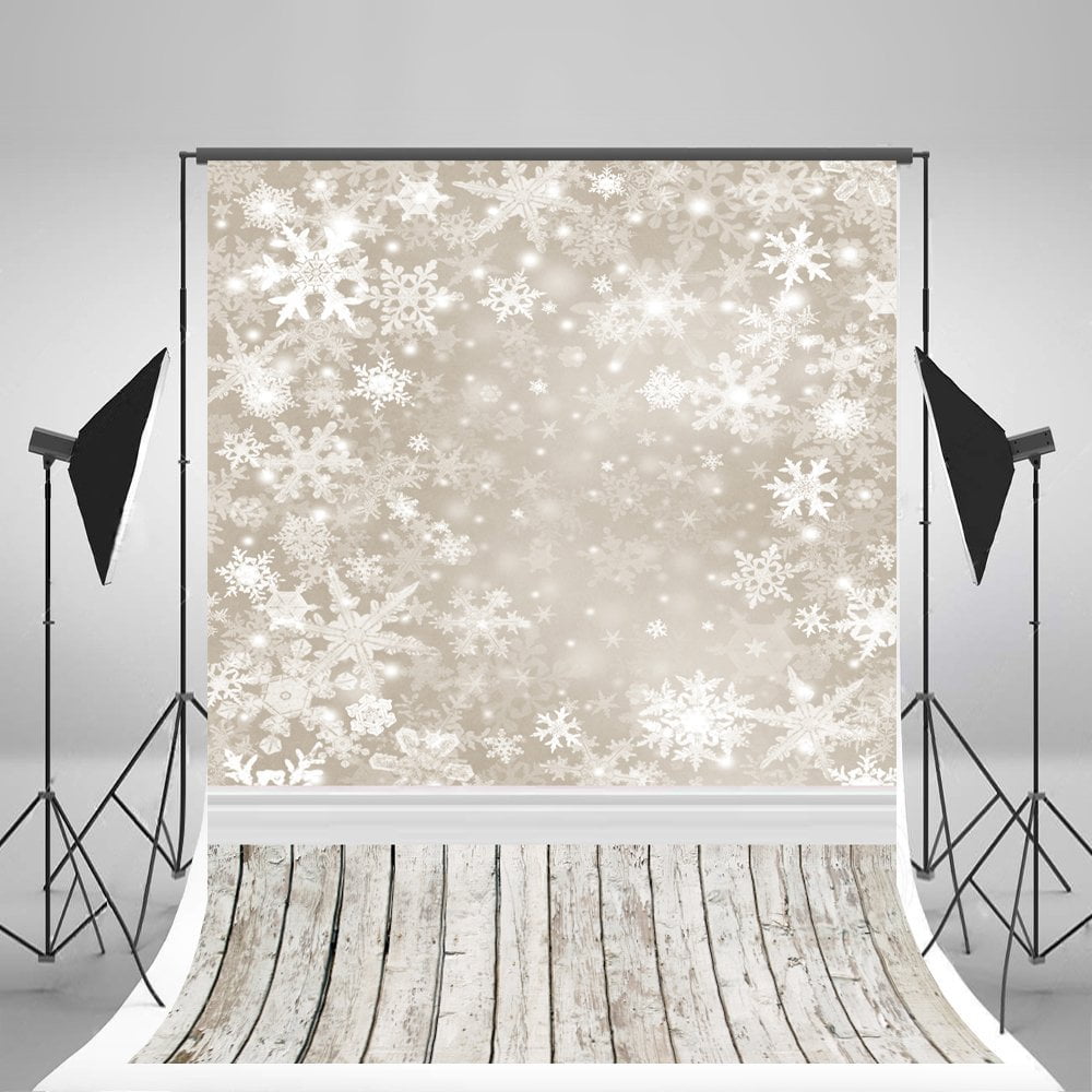 GreenDecor 5x7ft Holiday Christmas Backdrops Photography Frozen Snow ...