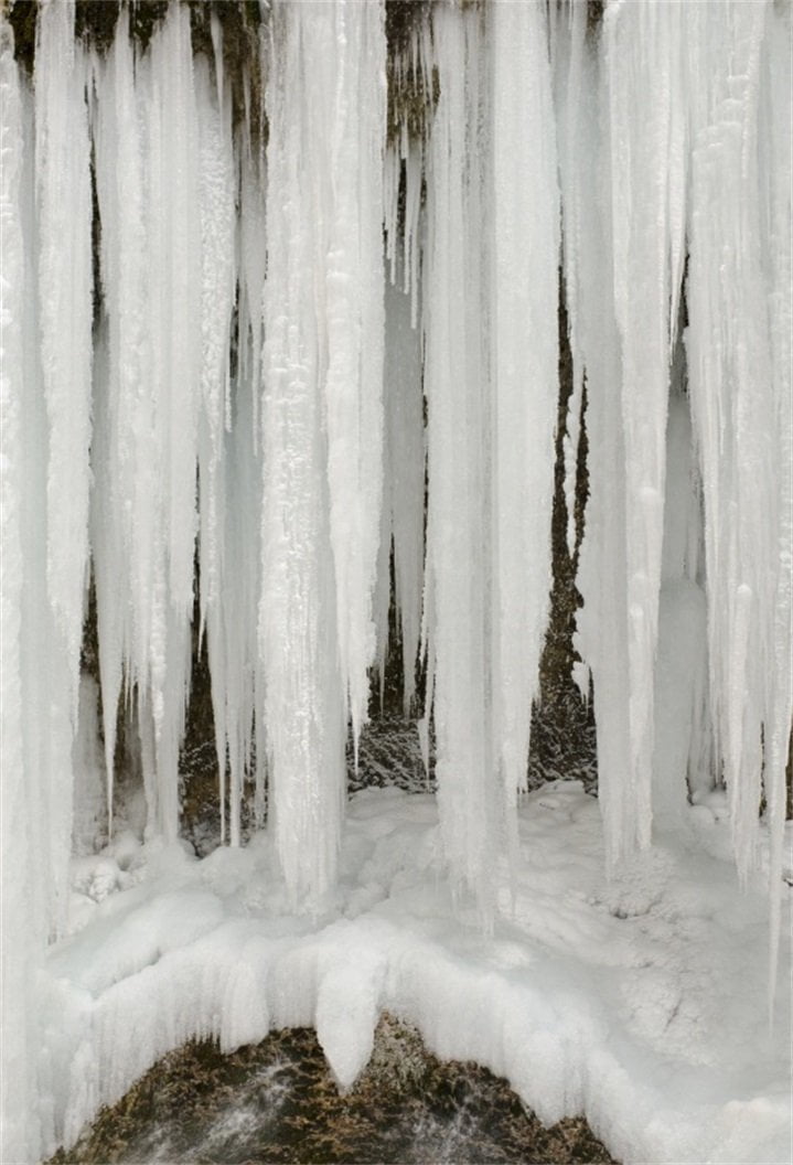 GreenDecor 5x7ft Icicle Backdrop Winter Natural Scenery Photography ...