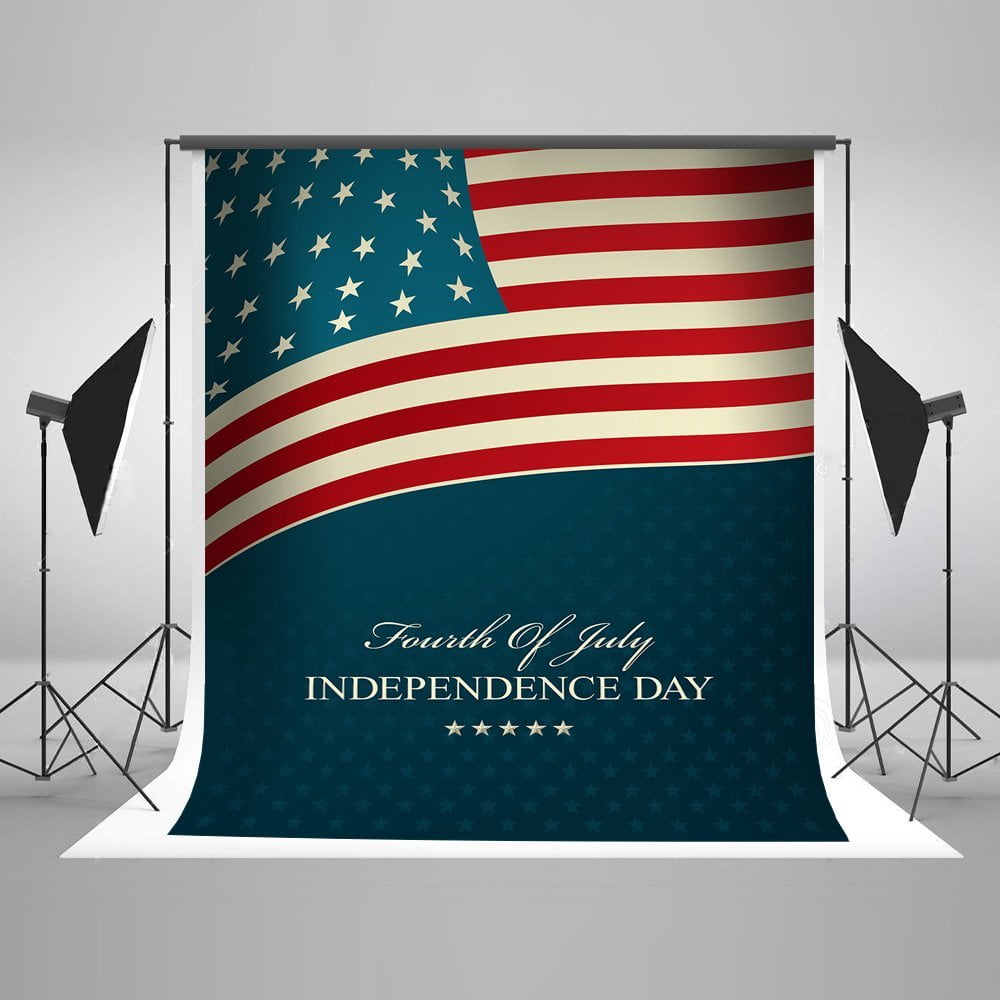 GreenDecor 5x7ft Independence Day Photography Backdrop for ...