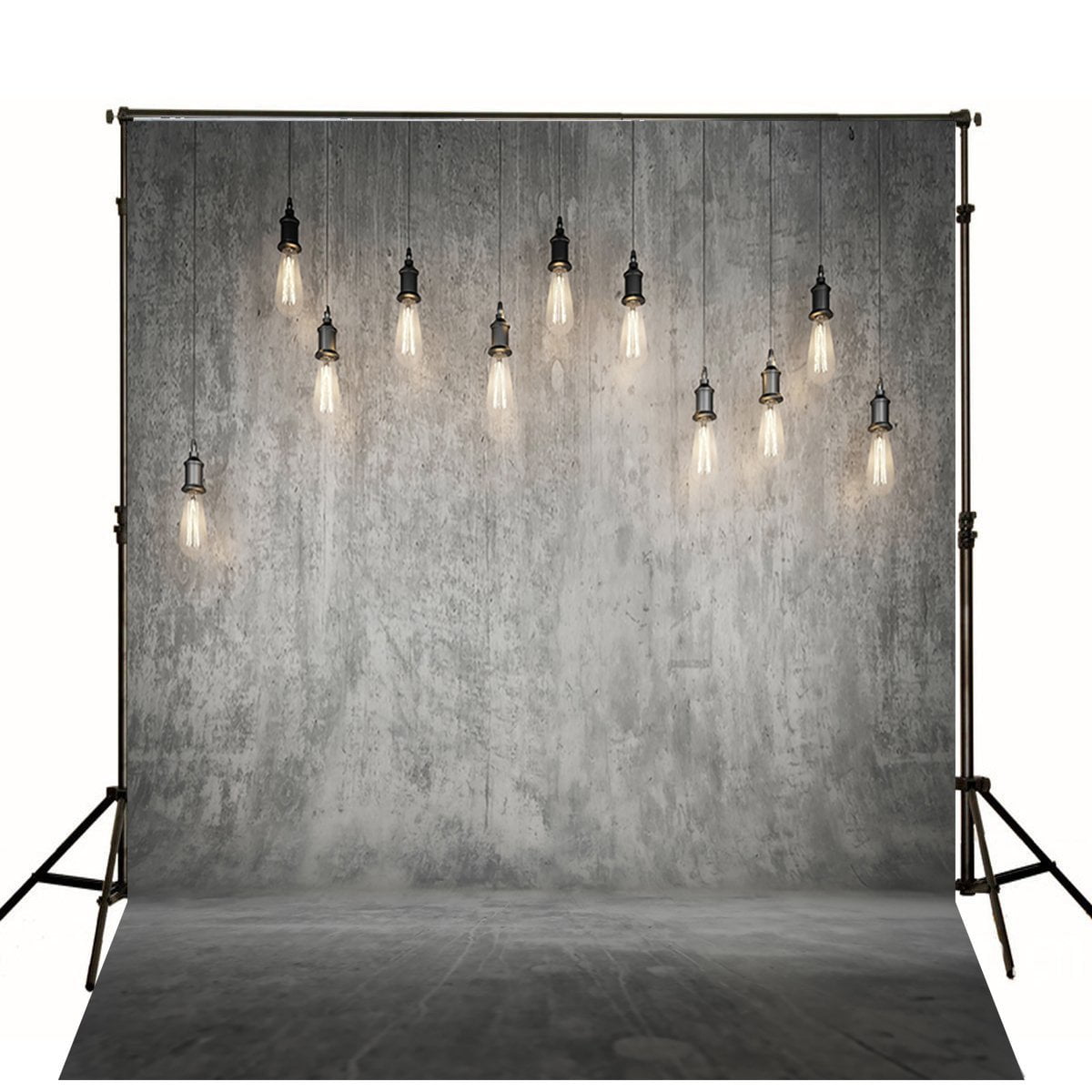 GreenDecor 5x7ft Light Gray Wood Wall Photography Backdrops Small ...