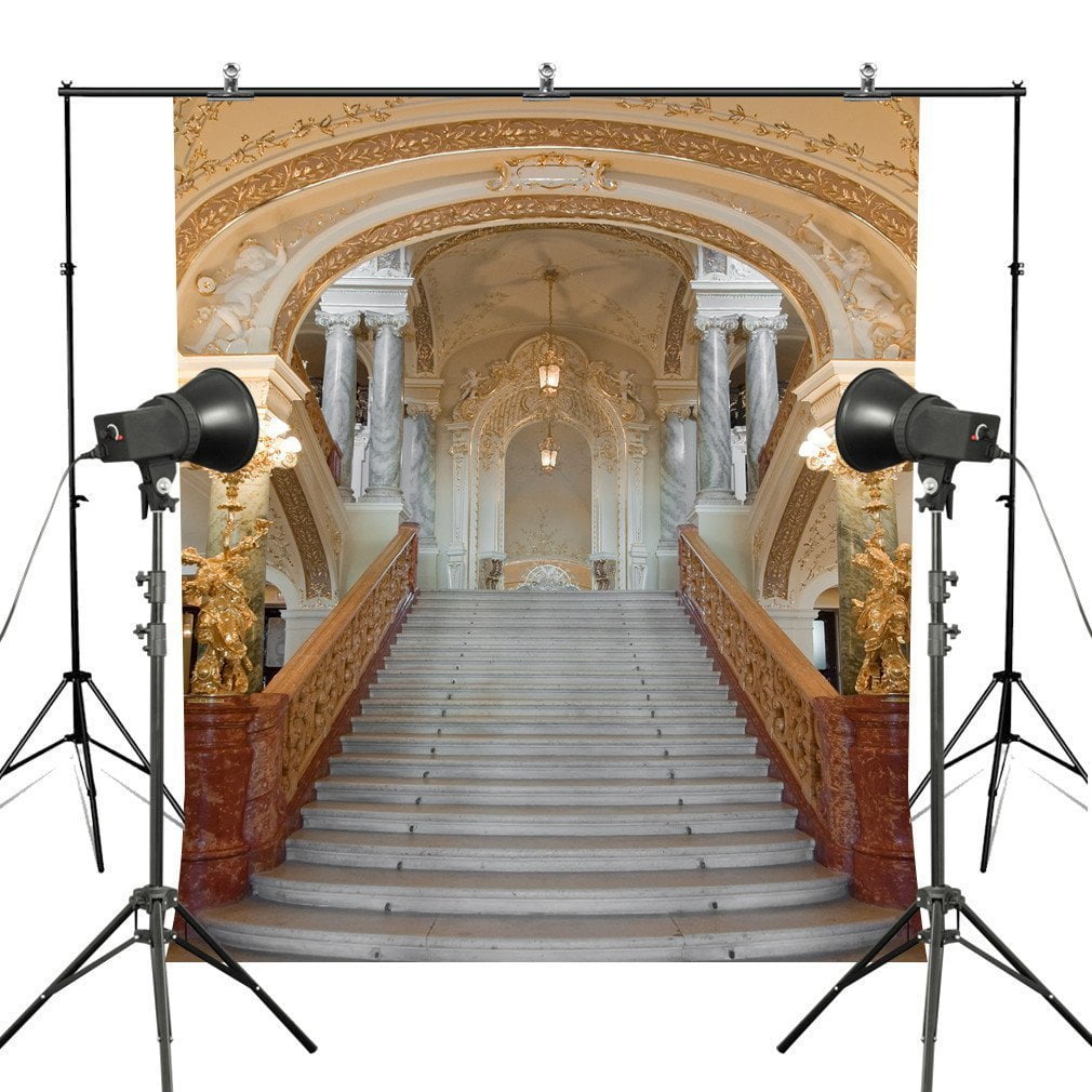 GreenDecor 5x7ft Luxury Hall Euro Building Interior Wedding Photography ...
