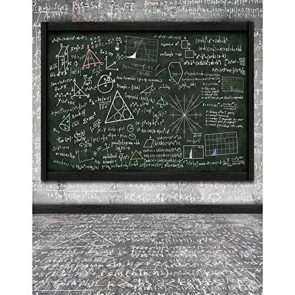 GreenDecor 5x7ft Mathematics Blackboard Function Photography Studio ...
