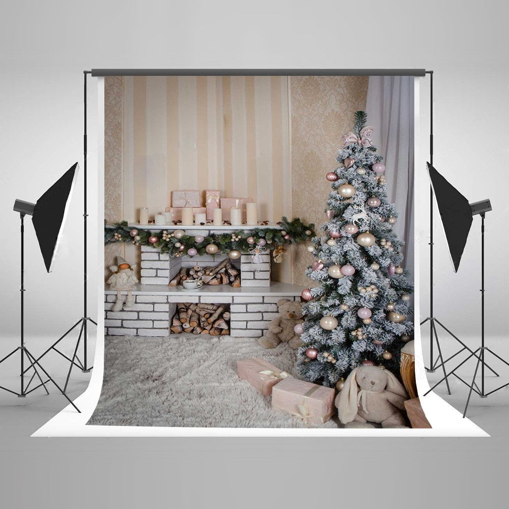 GreenDecor 5x7ft Merry Christmas Theme Photography Backdrops Christmas ...