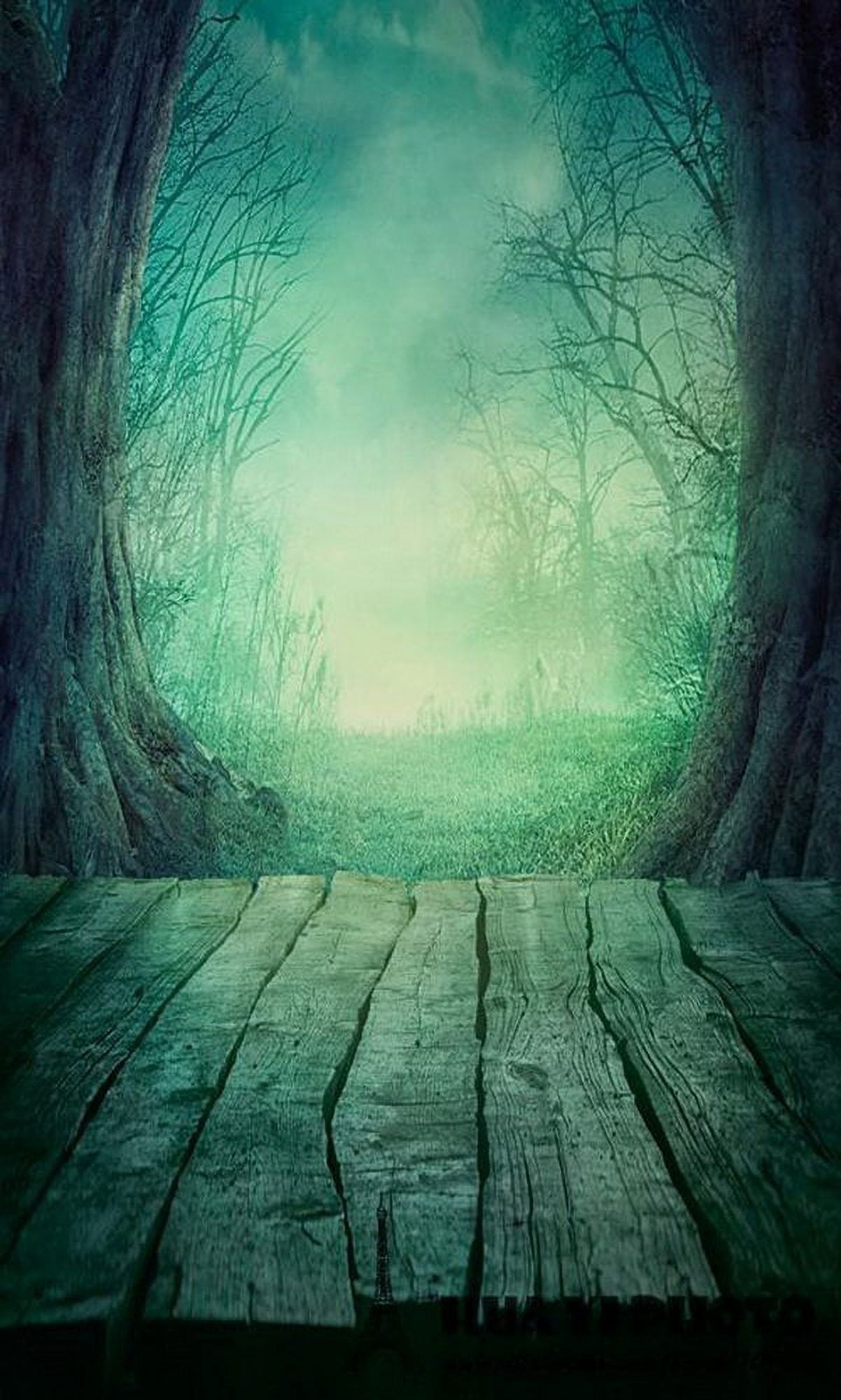 GreenDecor 5x7ft Mystic Forest Wood Floor Newborn Children Photography ...