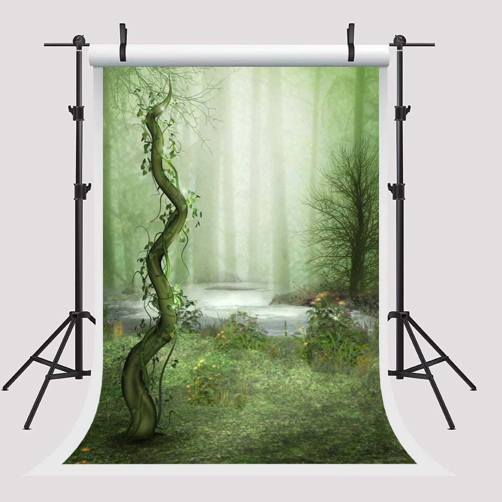 GreenDecor 5x7ft Nature Photography Backdrop Grass Backgrounds Vine ...