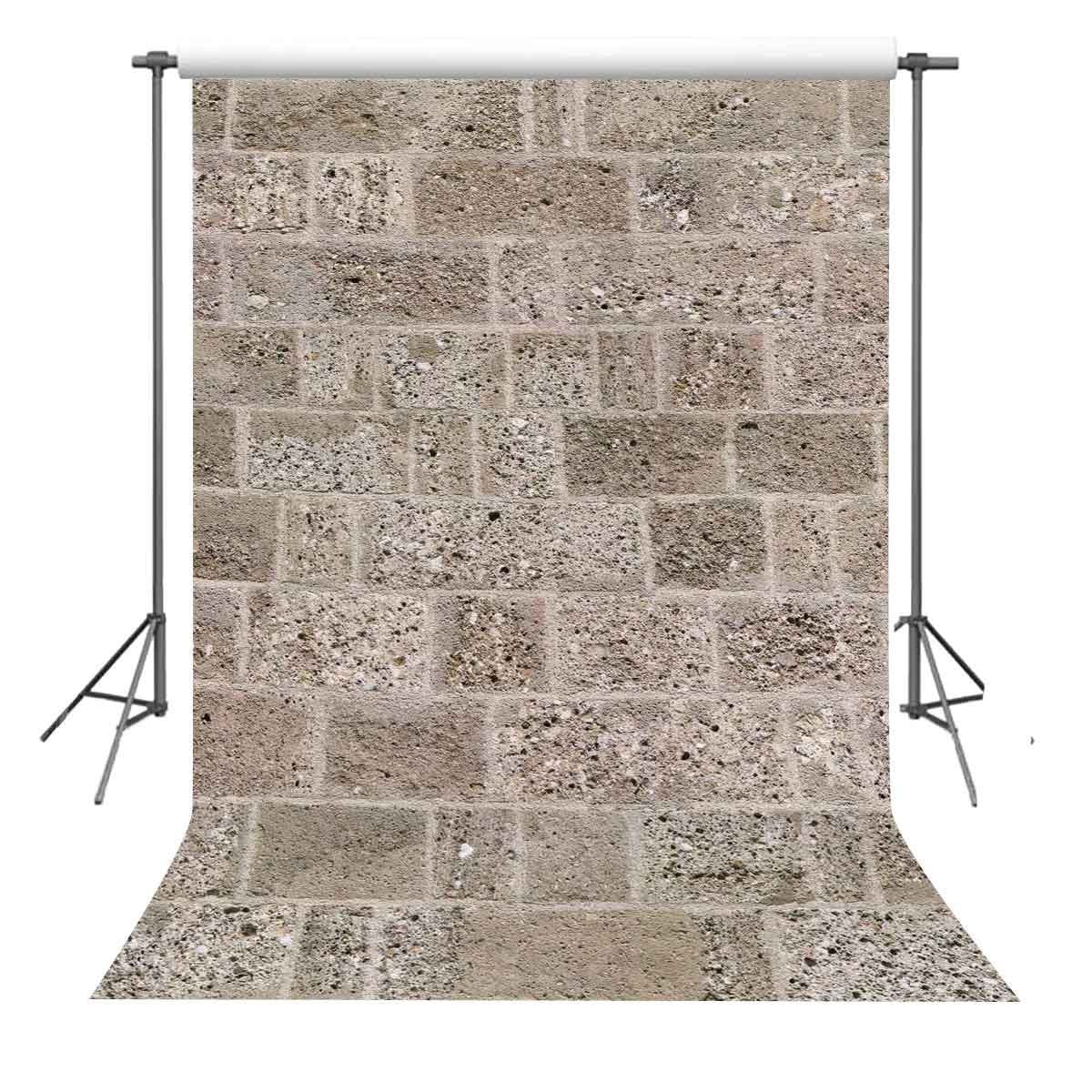 GreenDecor 5x7ft Partial Green Brick Wall Photography Backdrop Studio ...