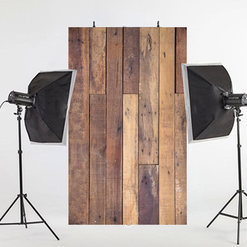 GreenDecor 5x7ft Photo Studio Wooden theme With Wooden Floor ...