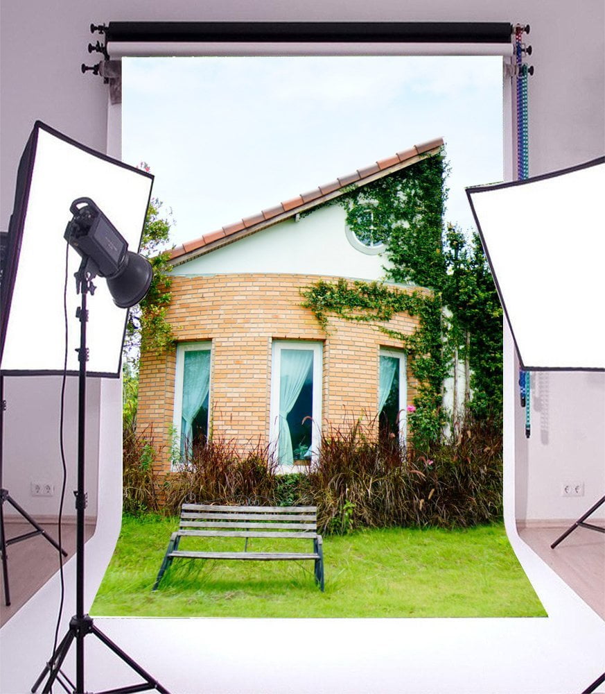 GreenDecor 5x7ft Photography Backdrop Beautiful Outdoor Street Scene ...