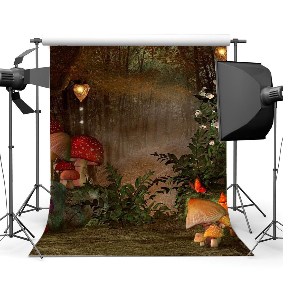GreenDecor 5x7ft Photography Backdrop Dreamy World Fairy Tale Jungle ...