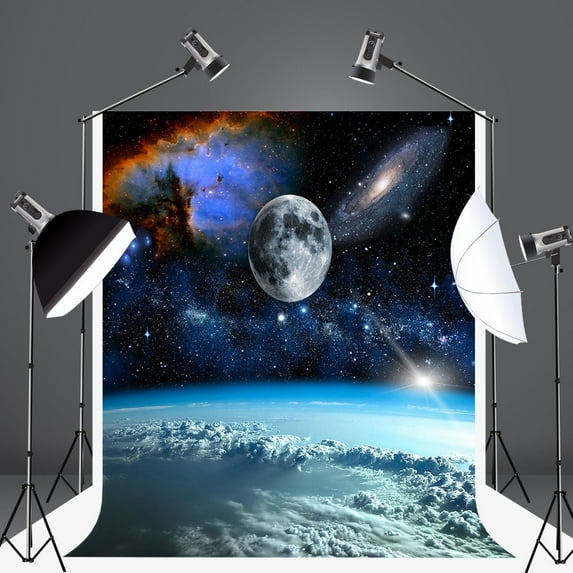 GreenDecor 5x7ft Photography Backdrop Heavenly Body Ocean Photo ...