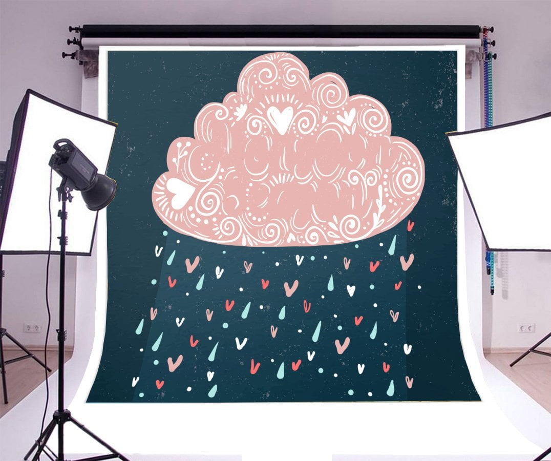 GreenDecor 5x7ft Photography Backdrop Lovely Style Beautiful Background ...