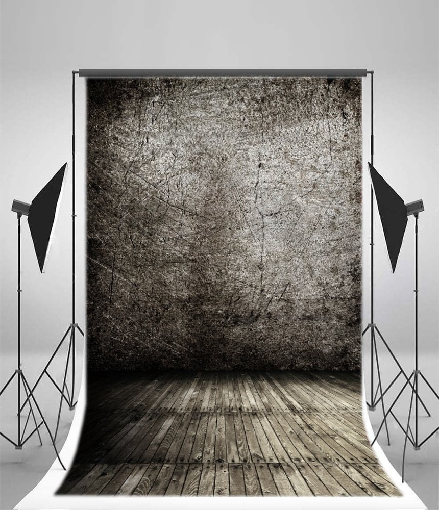GreenDecor 5x7ft Photography Backdrop Shabby Chic Gloomy Blurry Wall ...
