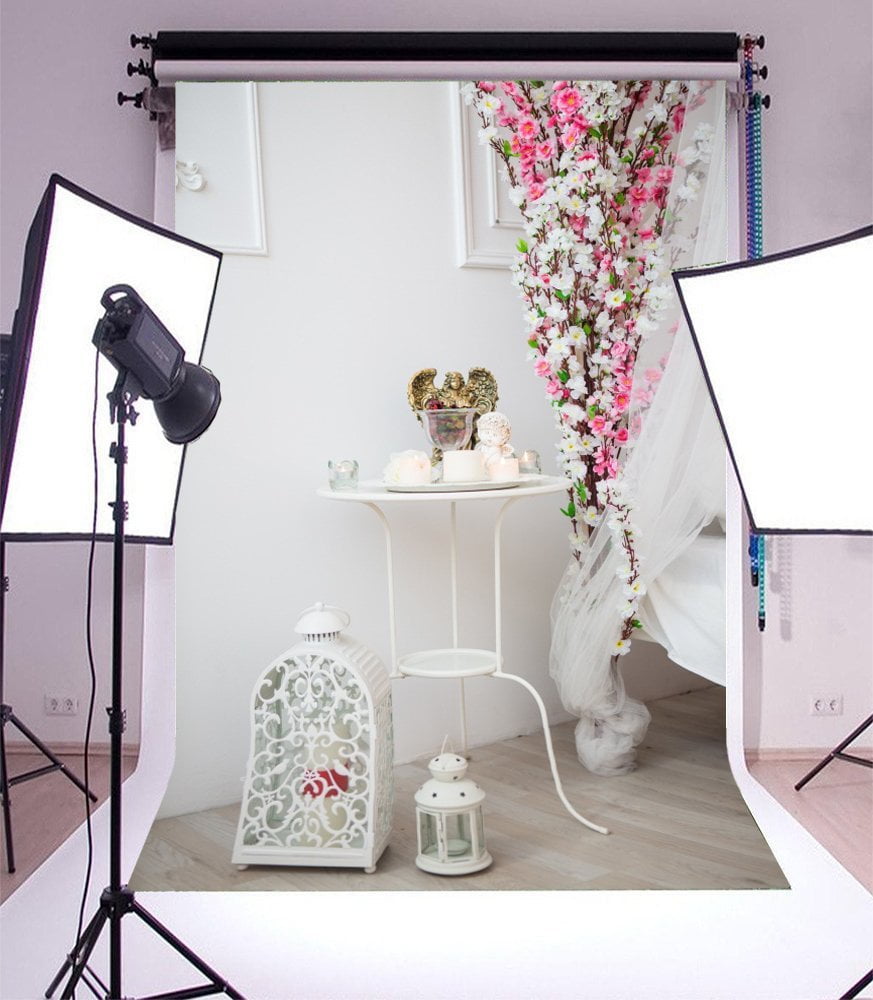 GreenDecor 5x7ft Photography Backdrop White Room Interior Decorations ...