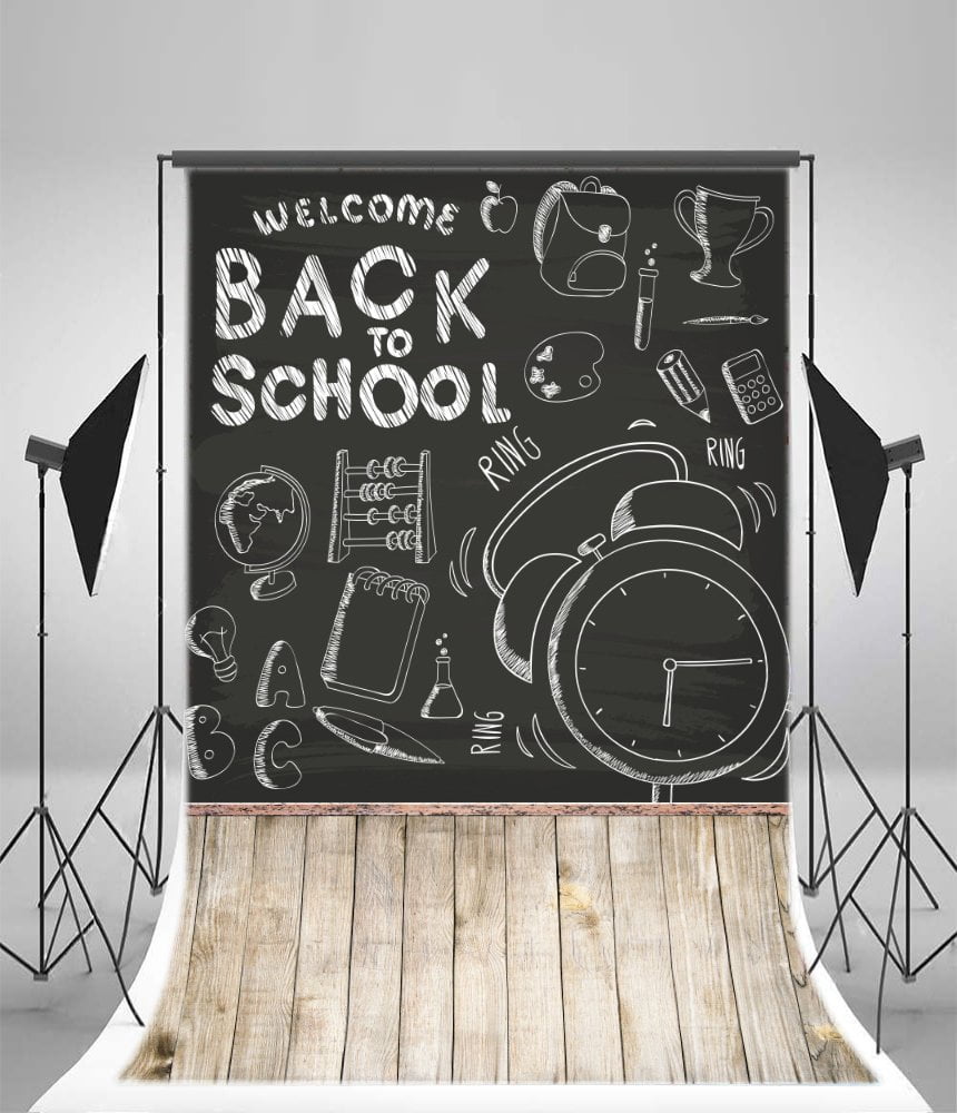 GreenDecor 5x7ft Photography Backdrops Welcome Back To School theme ...