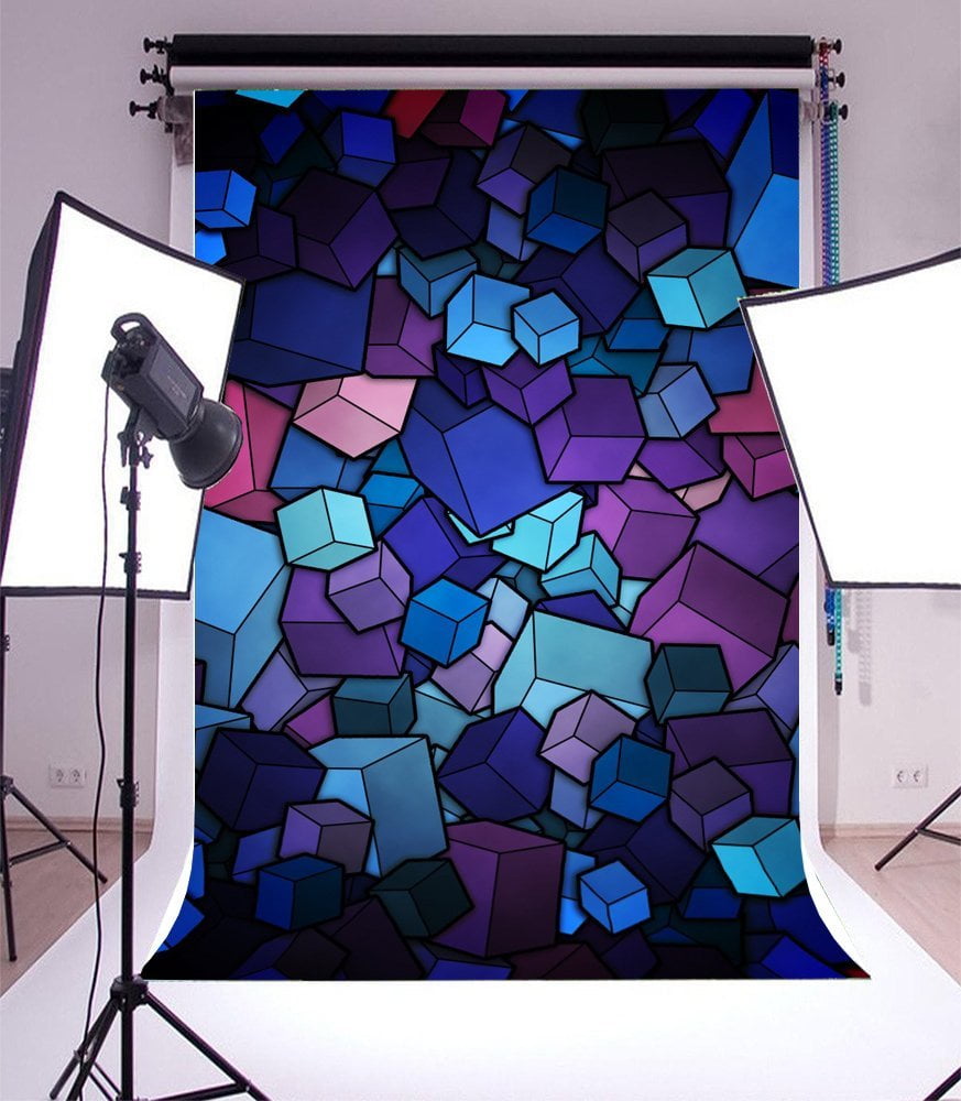 GreenDecor 5x7ft Photography Background Abstract Originality Color Lump ...