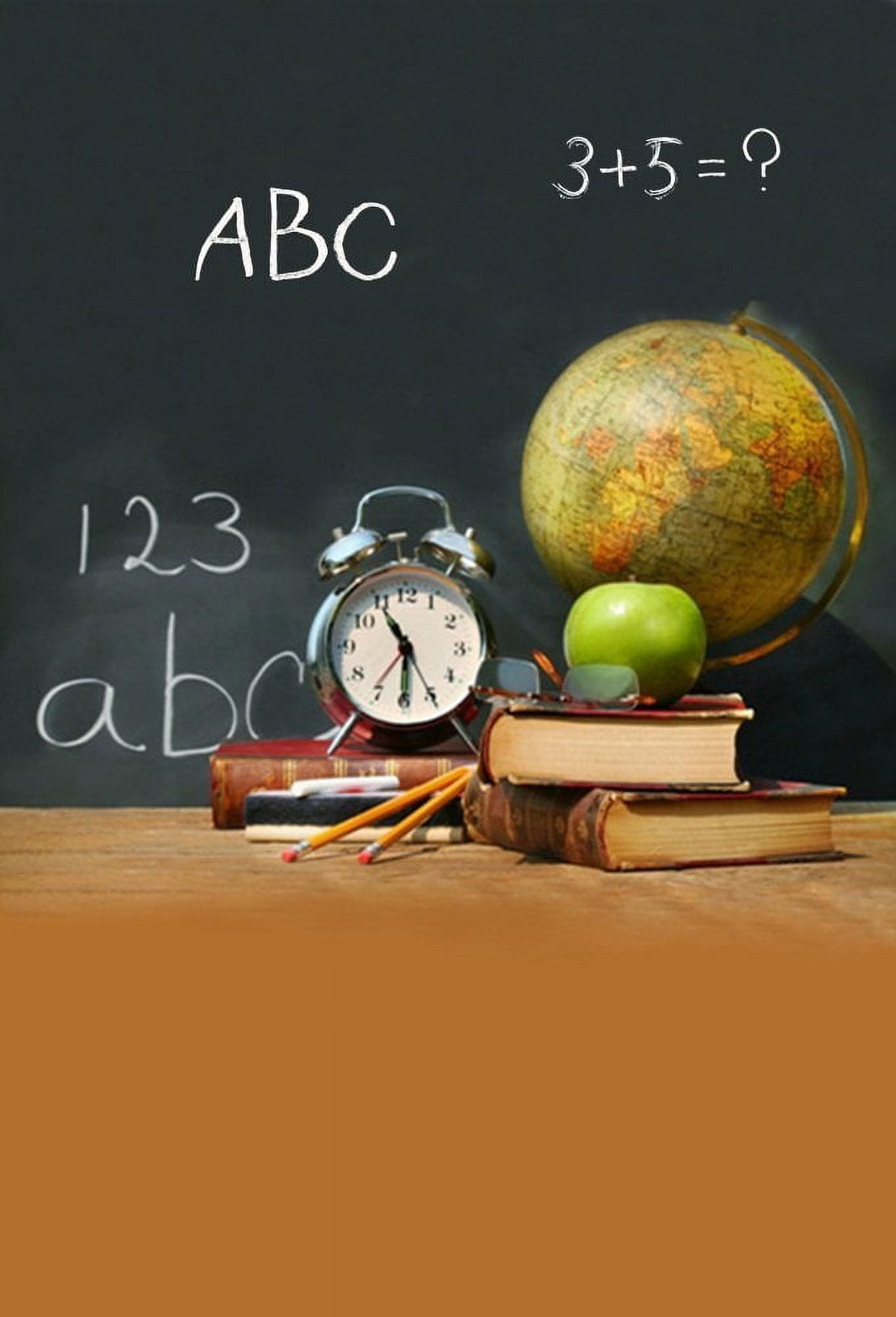 GreenDecor 5x7ft Photography Background School theme Classroom Tools ...