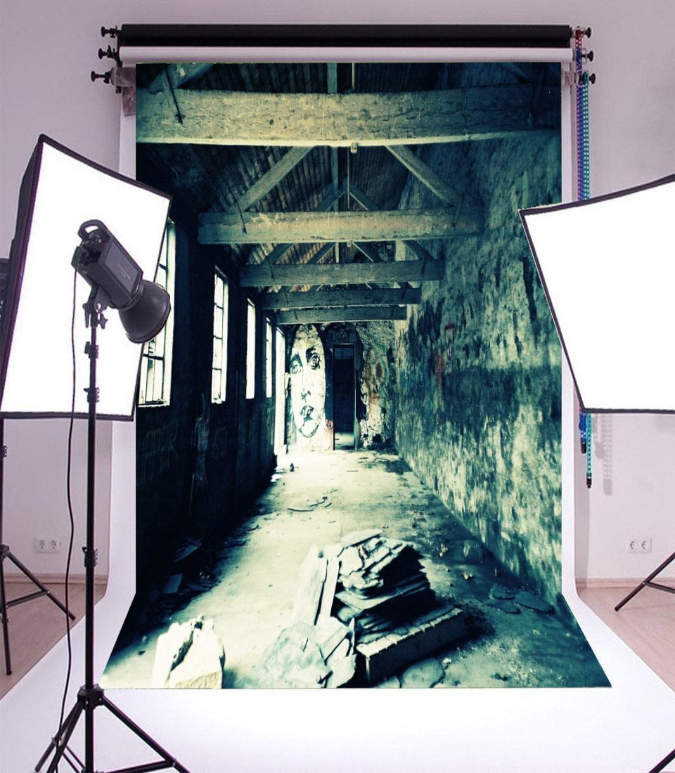 GreenDecor 5x7ft Photography Background Shabby Building European-style ...