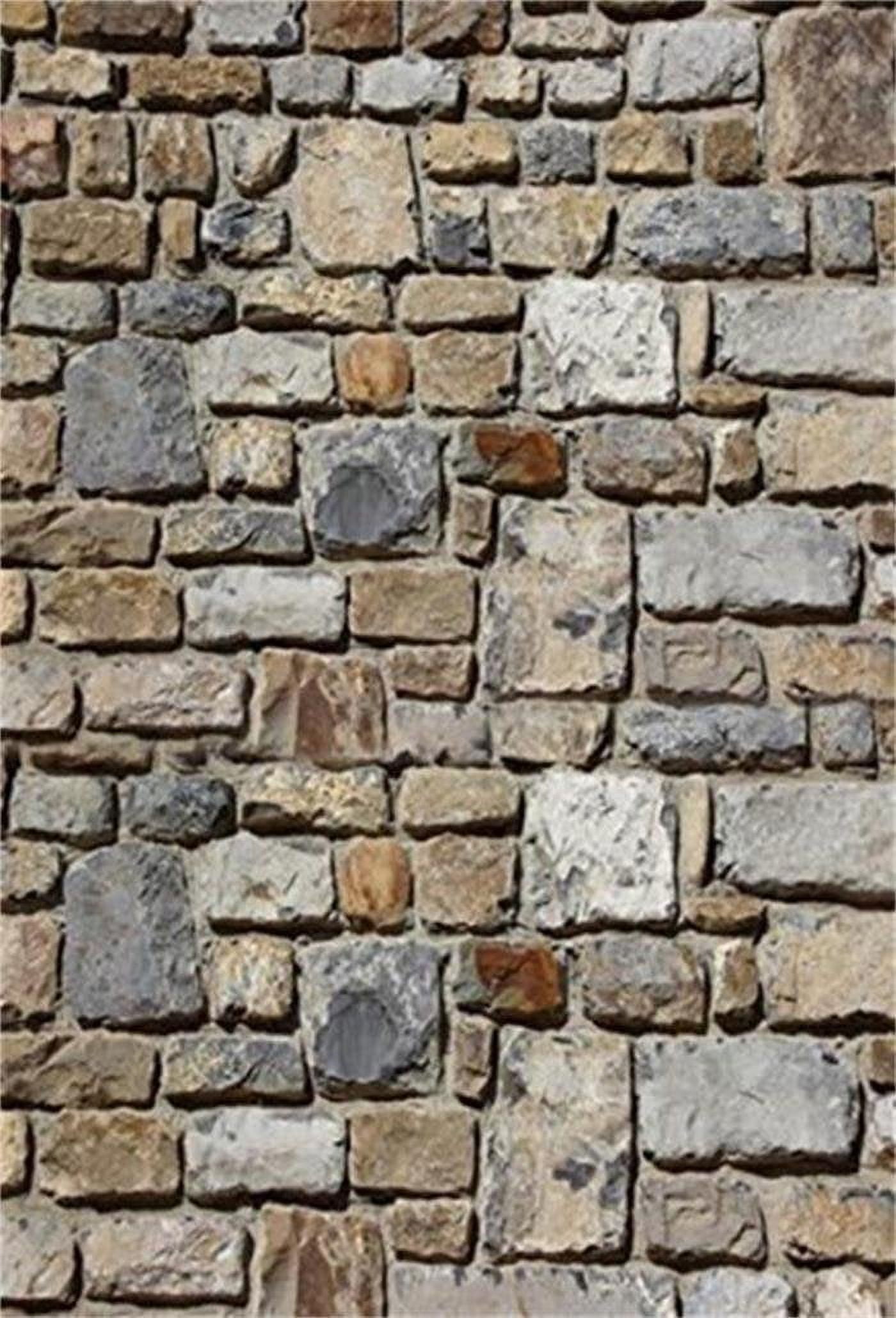 GreenDecor 5x7ft Photography Background Stone Brick Floor Wall Scene ...