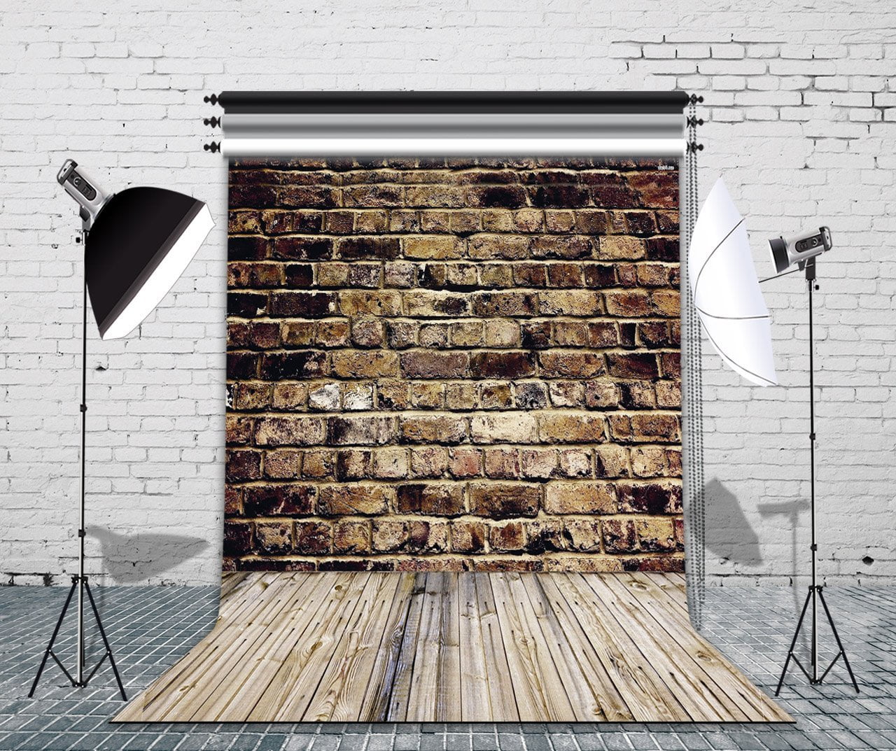 GreenDecor 5x7ft Rustic Barn Wood Floor Photography Background Vintage ...