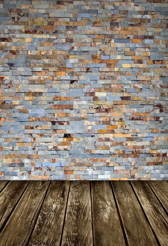 GreenDecor 5x7ft Shabby Brick Wall Photography Studio Backdrops Old ...