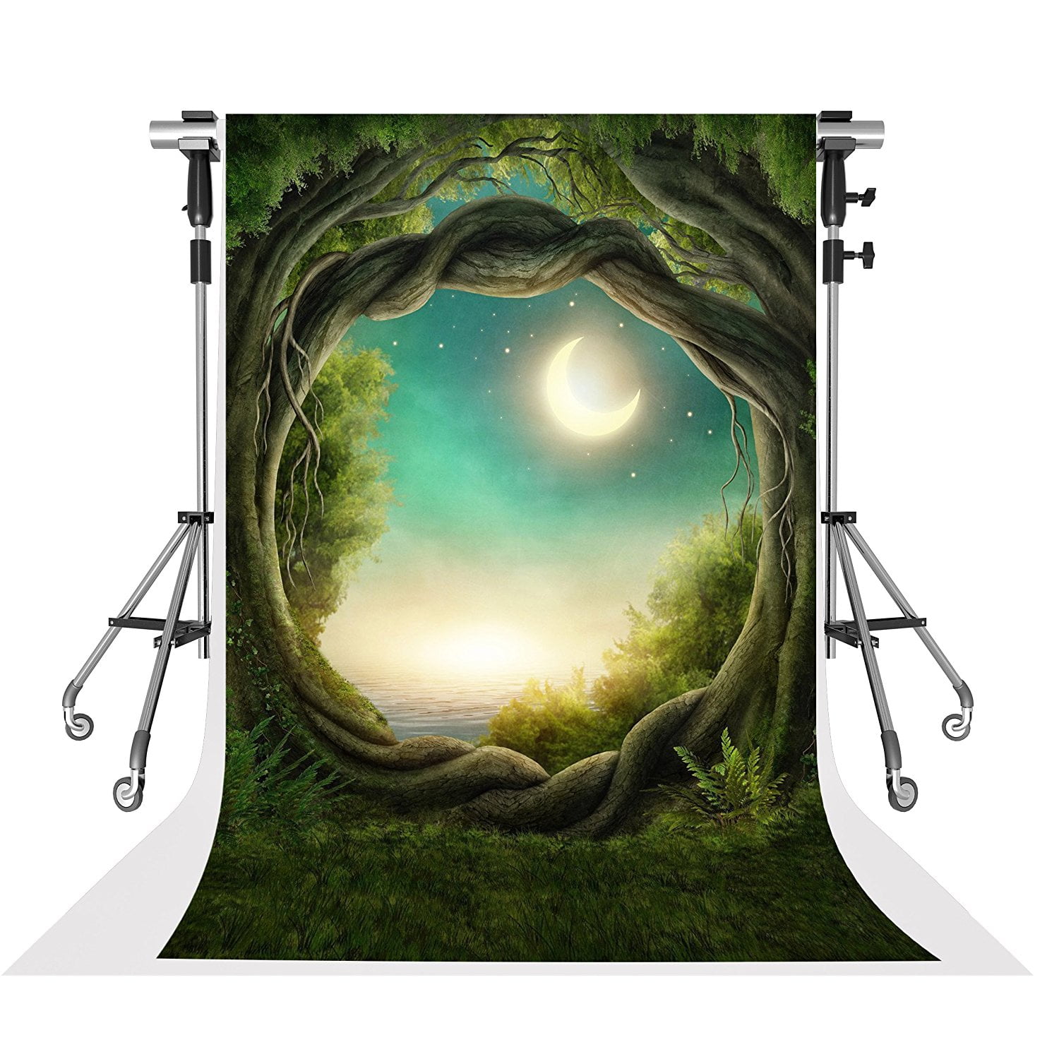 GreenDecor 5x7ft Spring Photography Backdrops Forest Tree Hole ...