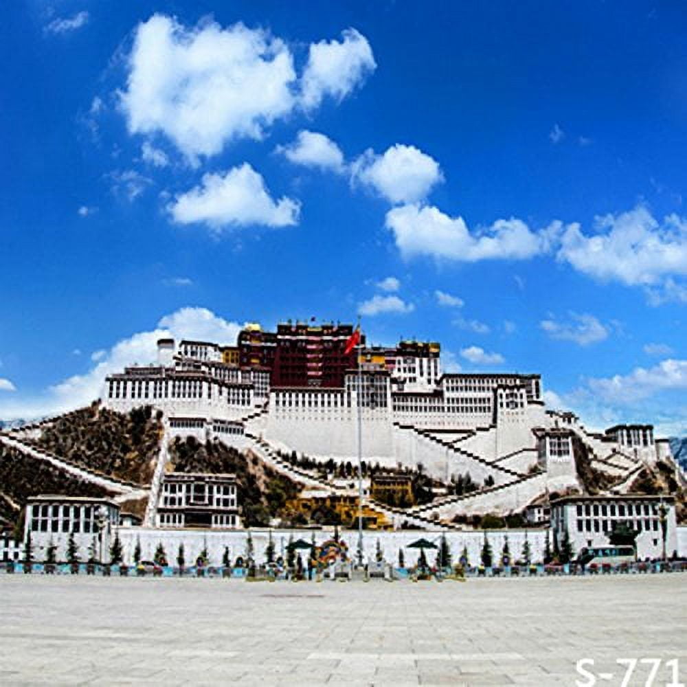GreenDecor 5x7ft Tibet Lhasa Potala Palace Photography Studio Backdrop Background - Walmart.com