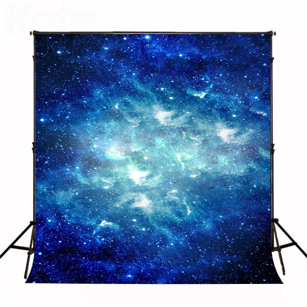 GreenDecor 5x7ft Universe Photography Backdrops Blue Nebula Star Photo ...