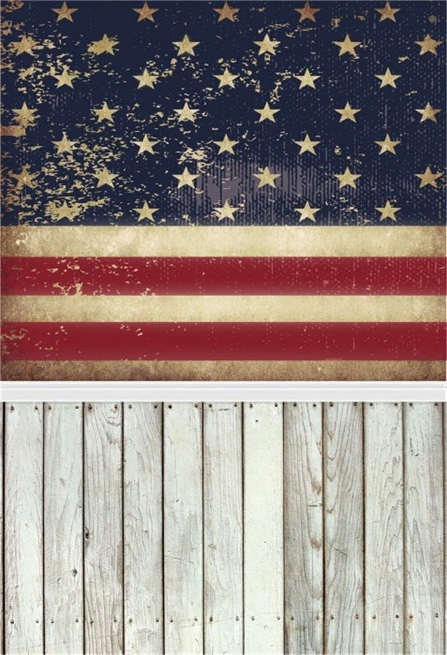GreenDecor 5x7ft Vintage American Flag Background Stars And Stripes ...