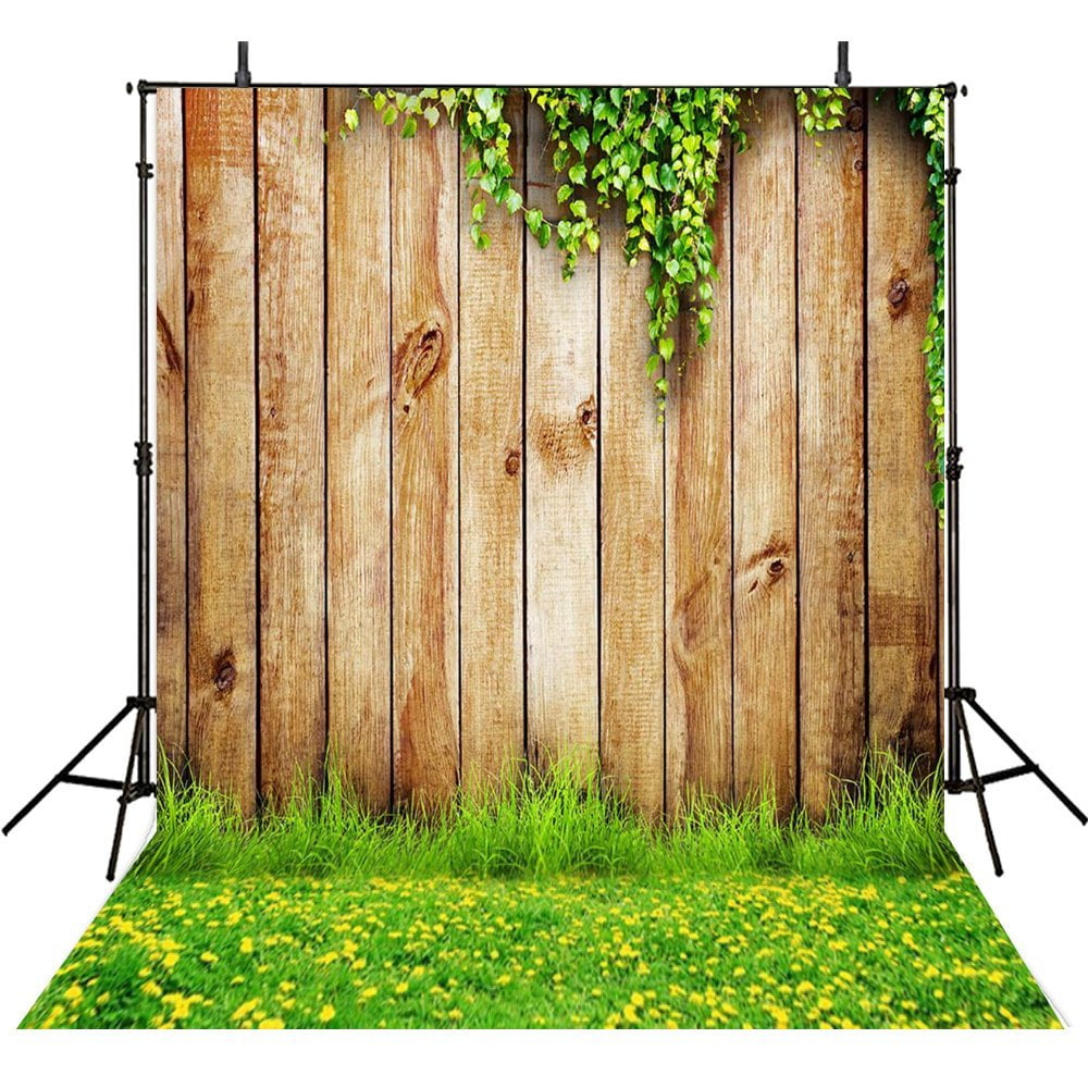 GreenDecor 5x7ft Wood Photography Backdrops Children Photo Backgrounds ...