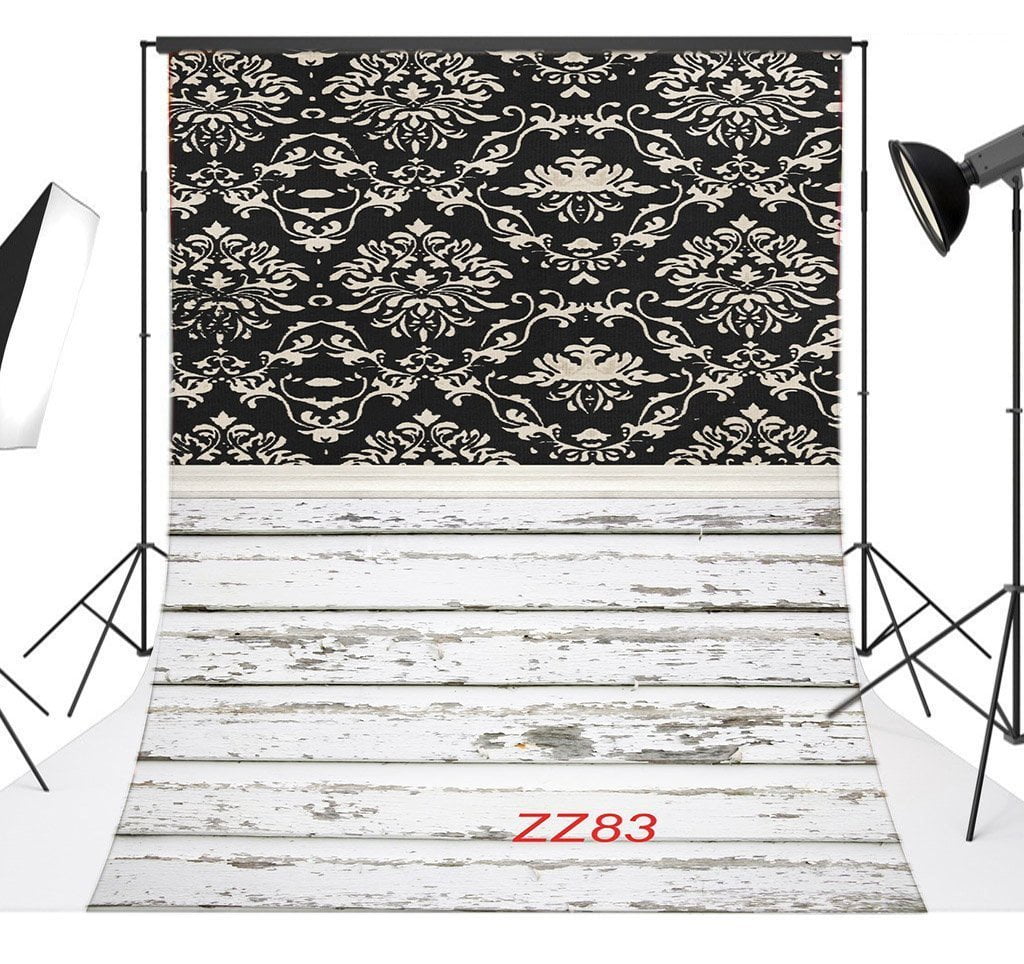 GreenDecor 5x7ft Wooden Floor Photo Backdrop photography Backdrop ...