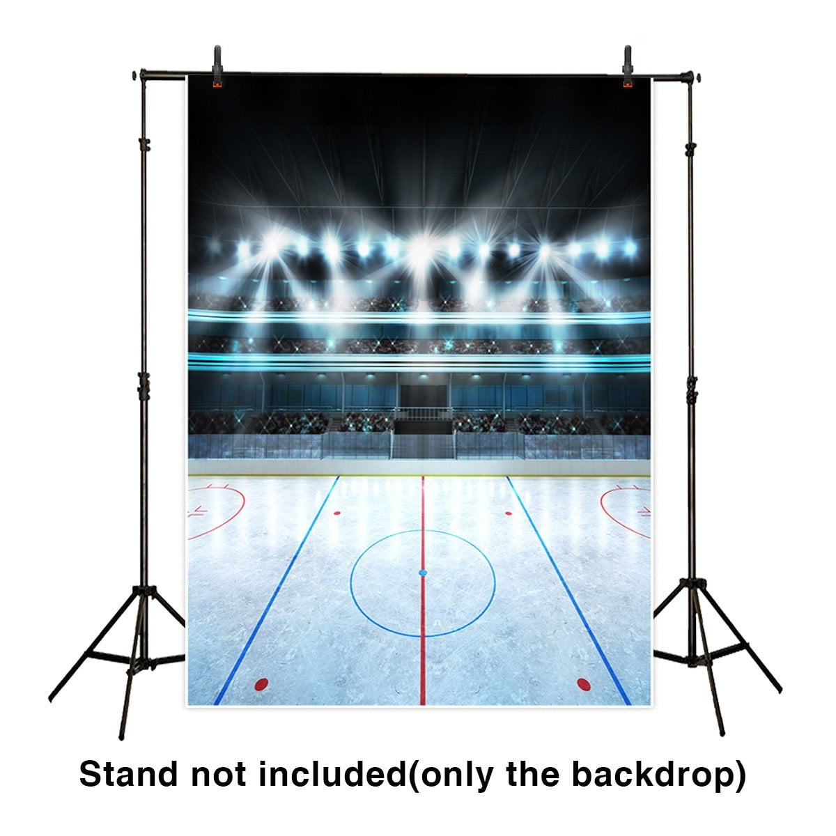 GreenDecor 5x7ft bokeh shiny ice hockey field photography backdrop for ...