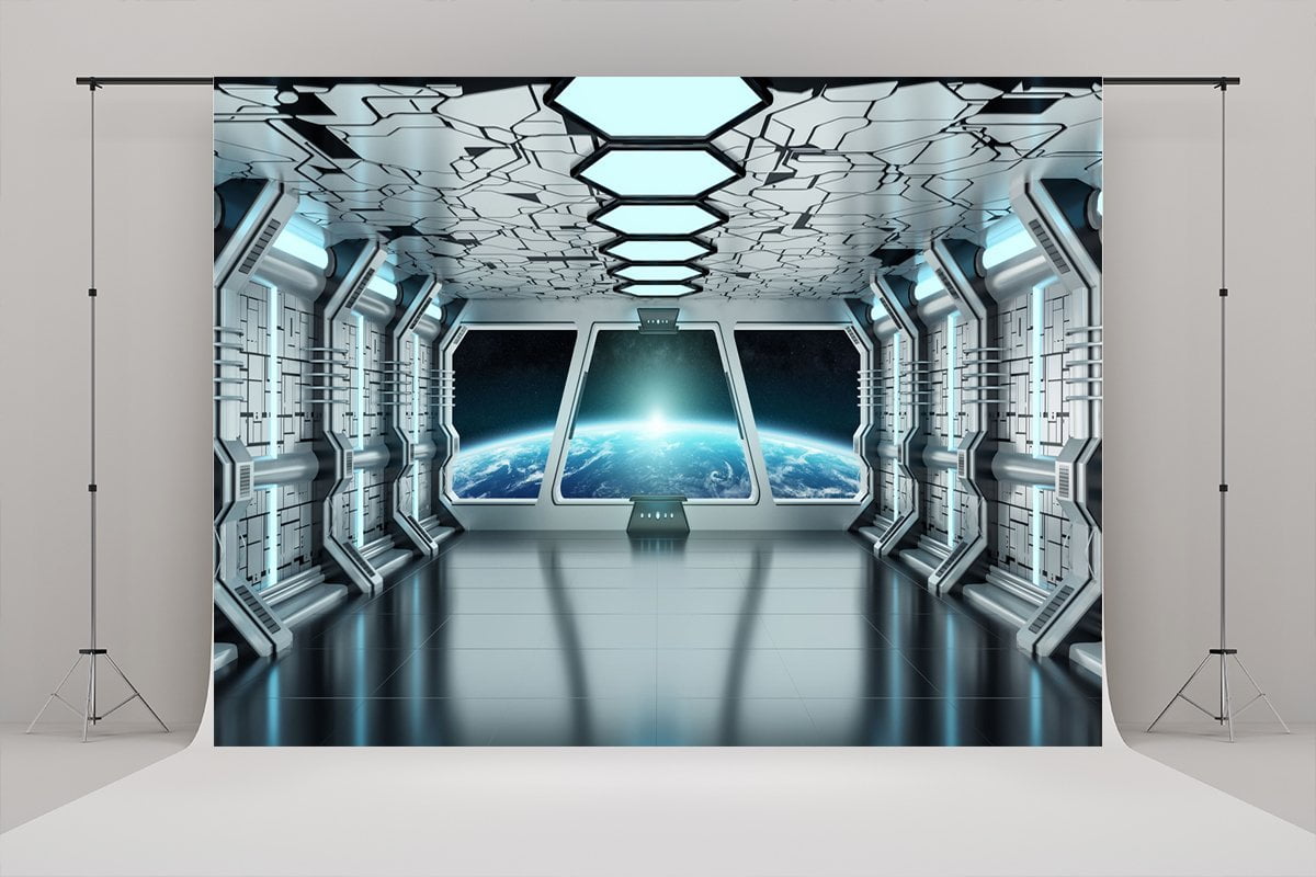 GreenDecor 7x5ft 3D Space Backgrounds Surface of the Earth Child ...