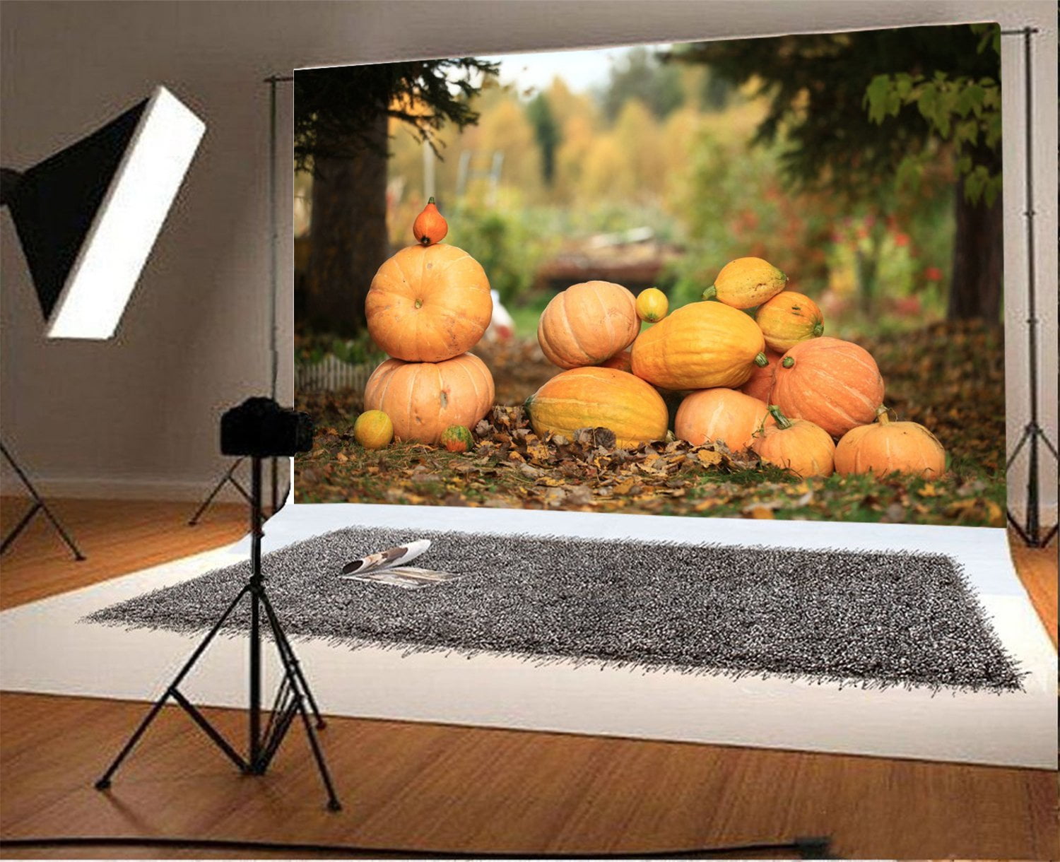 GreenDecor 7x5ft Backdrop Photography Background Autumn Harvest ...