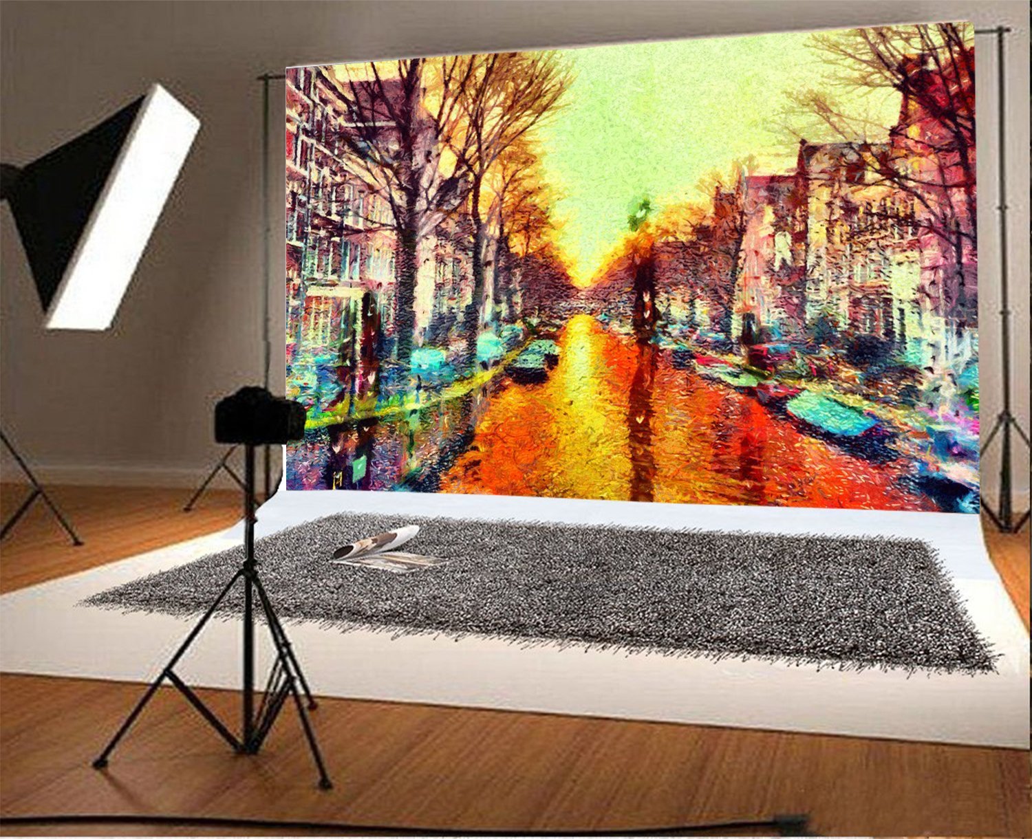GreenDecor 7x5ft Backdrop Photography Background Oil Painting Artistic ...