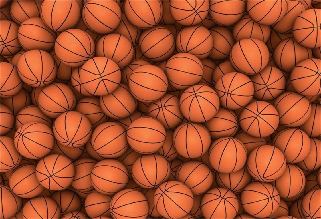GreenDecor 7x5ft Basketball Photography Background Sports Ball Backdrop ...