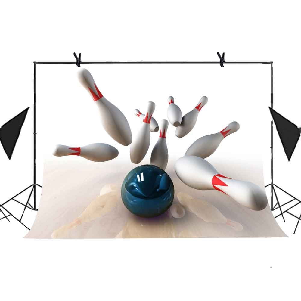 GreenDecor 7x5ft Beautiful Fashion Movement Backdrop Dynamic Bowling ...