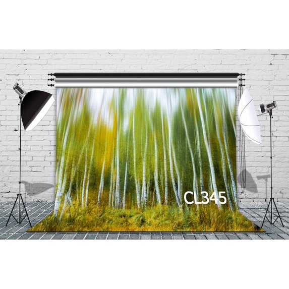 GreenDecor 7x5ft Birch Forest photography Backdrop Background studio ...