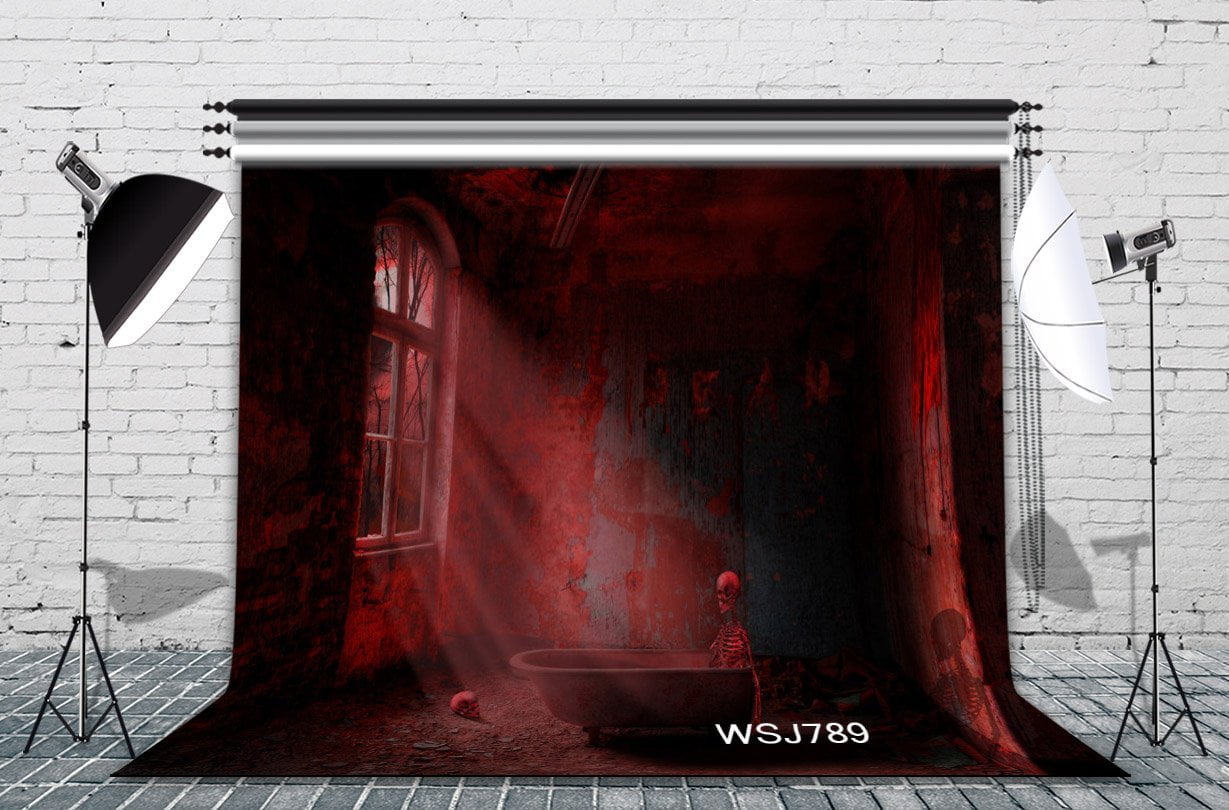 GreenDecor 7x5ft Bloody Terror Photography Backdrop Photo Background ...