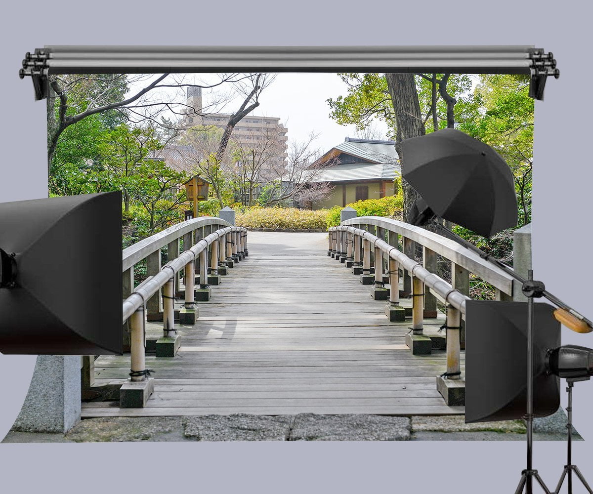 GreenDecor 7x5ft Bridge Digital Printed Photography Backdrop Prop Photo ...