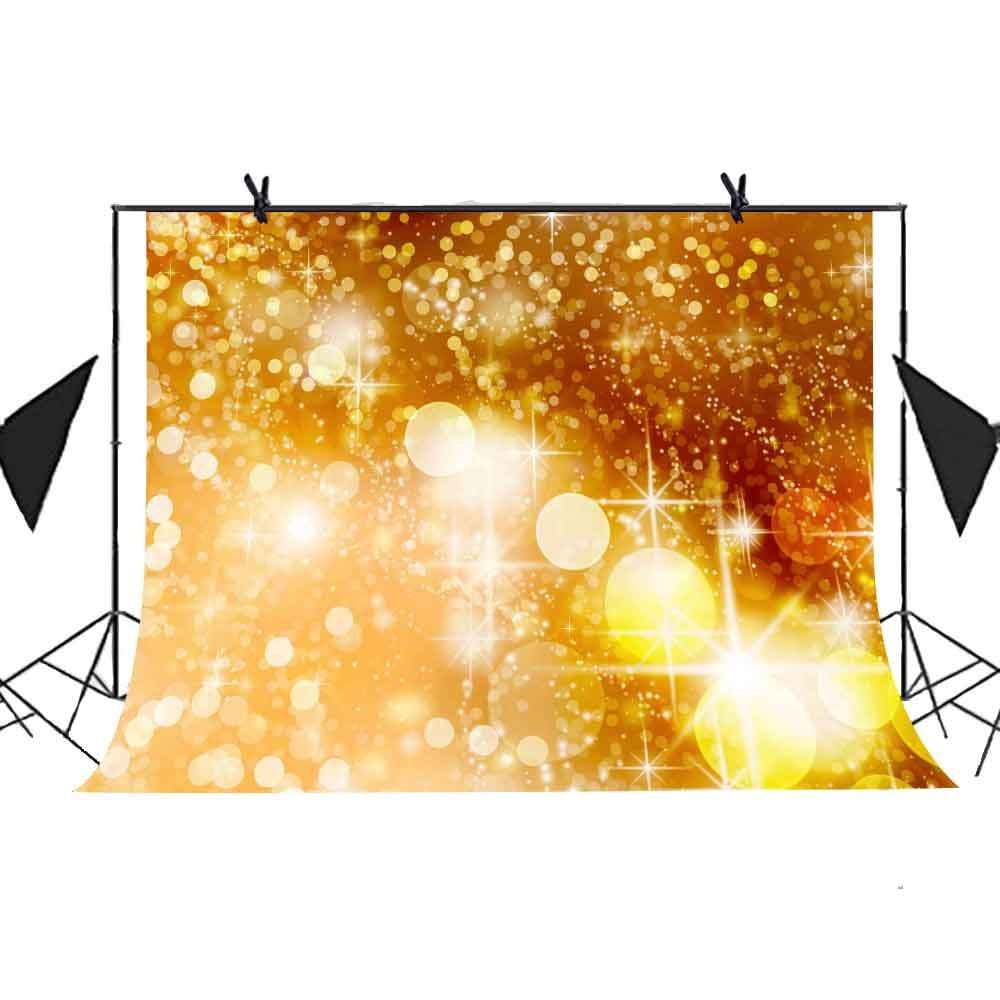 GreenDecor 7x5ft Bright Lights Backdrop Yellow Light to Illuminate the ...